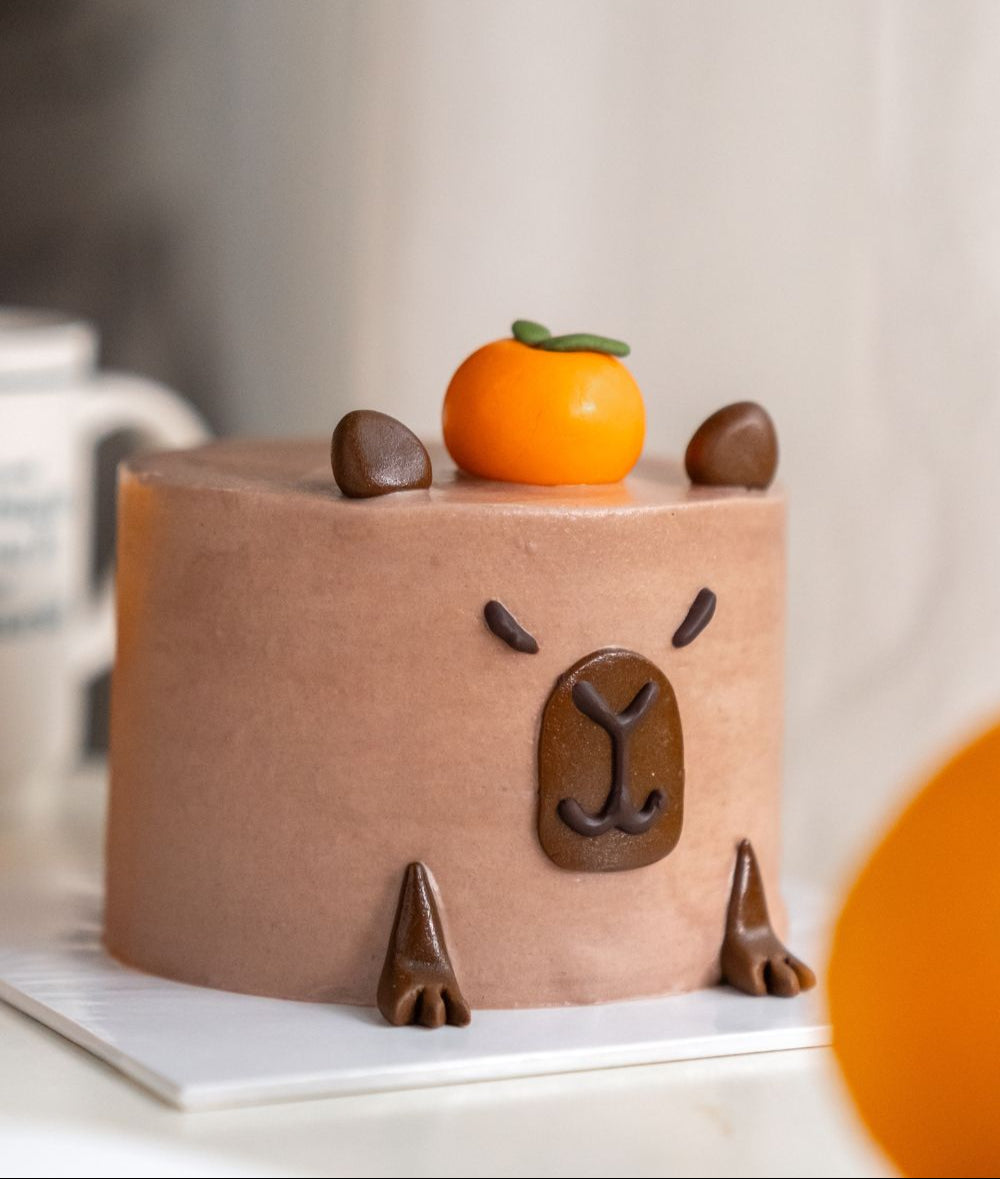 Capybara Cake Baking Class for Kids 🎂