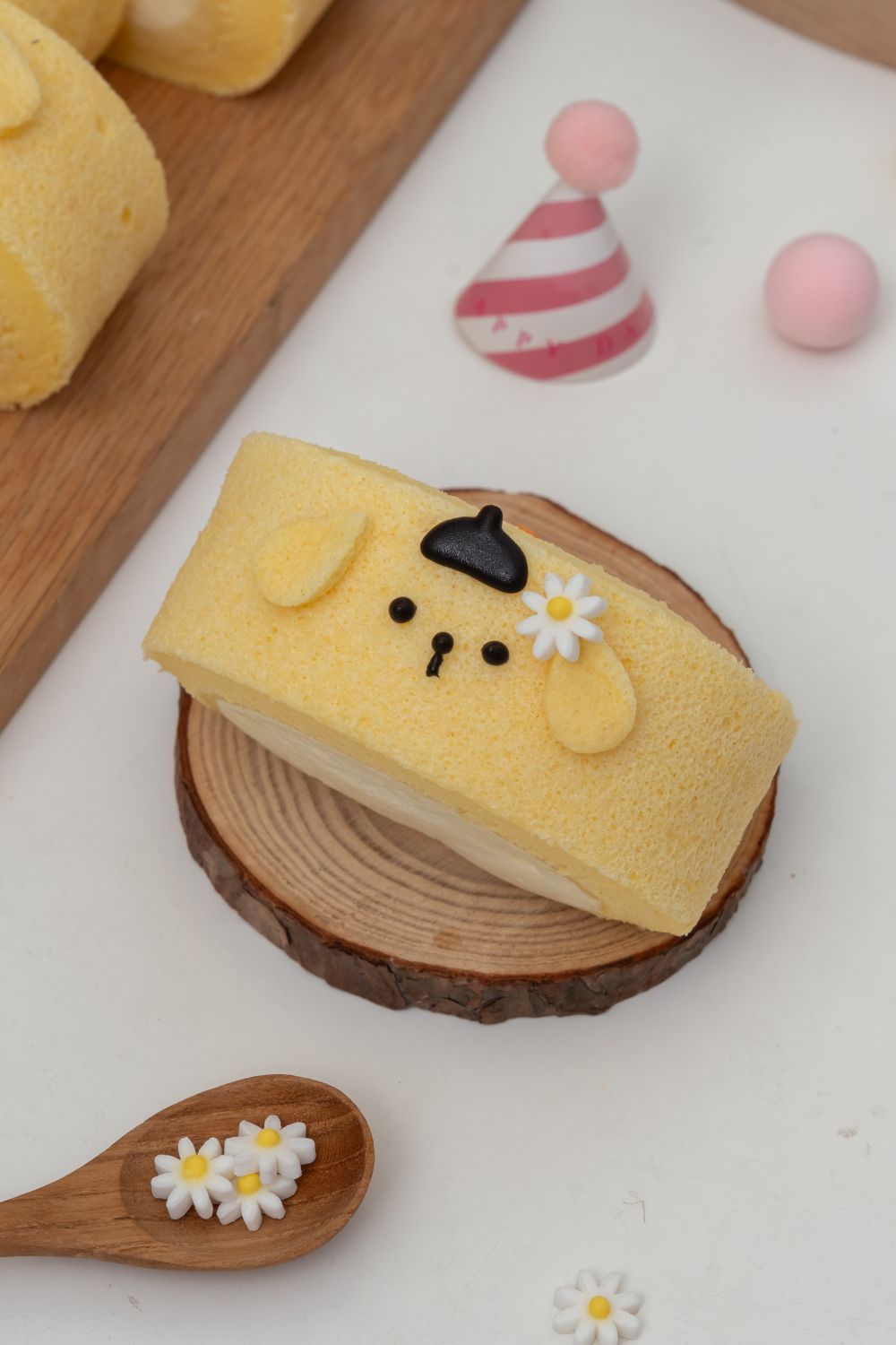 Pompompurin Roll Cake Baking Class for Kids 👩🏻‍🍳👨🏻‍🍳